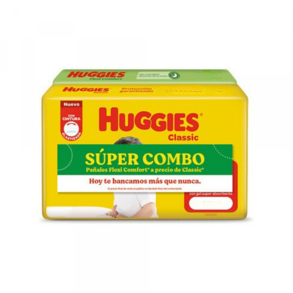 Pañal Huggies Combo XG x 64 unidades Classic + Flexi Comfort – Portal Distribuidora – Comprá ...